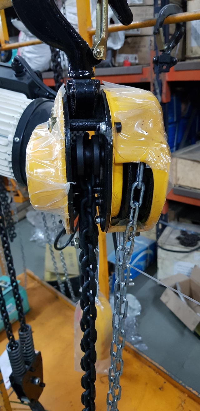 Imported - Heavy Duty 3 Ton Chain Pulley Block with 3 Metre Chain