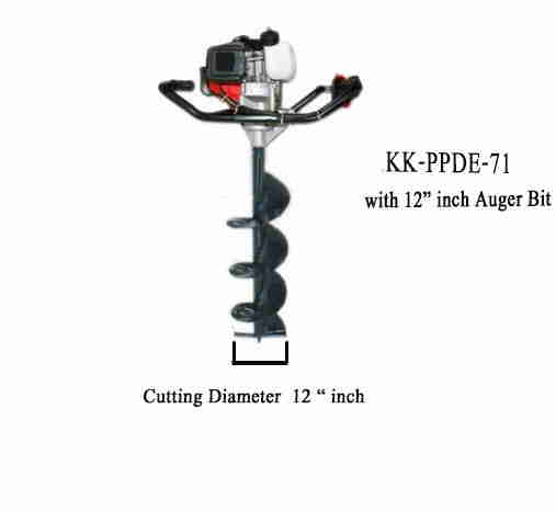 KISAN KRAFT - Earth Auger | One Man Operated Earth Auger with 12 inches ...