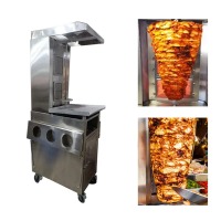 Imported - 25-35 Kg Counter Type Gas Operated Shawarma Machine