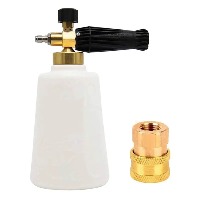 Heavy Duty Foam Cannon for Pressure Washer, Wide Neck and Wide Base