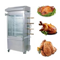 Commercial Grill Chicken Cooking Machine 16 birds for restaurant