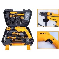 INGCO - 115 Pcs Impact Drilling Machine Kit, 680W