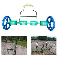 Made in India - Manually Operated 8 Rows Paddy Drum Seeder