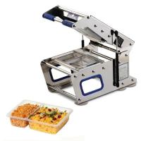 2 Portion Meal Tray Sealing Machine 700W, 350 trays/hr
