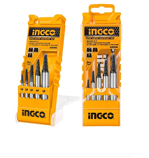 INGCO - Buy - Ingco Heavy Duty 5 Pcs Screw Extractor Set (Pack Of 2)